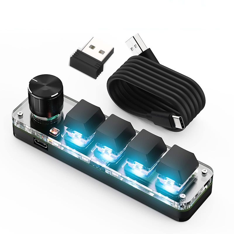 SIKAI CASE Macro Keyboard, Wireless One-Handed Keyboard, (Note: 1 Layer ...