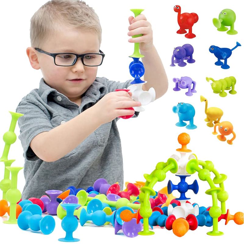 Suction Cup Beads, Toys, Wall Use, 57 Piece Set, New Sensory ...