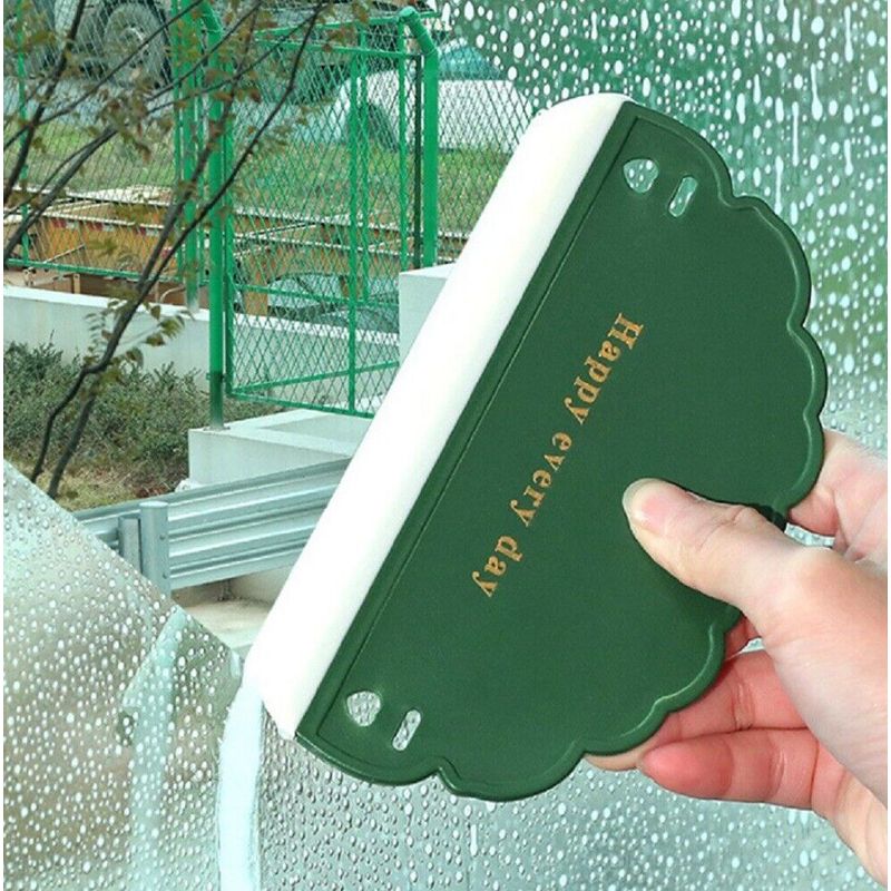 3-Piece Glass Window Mirror Squeegee –Car, Shower, Wall Soap Cleaner ...