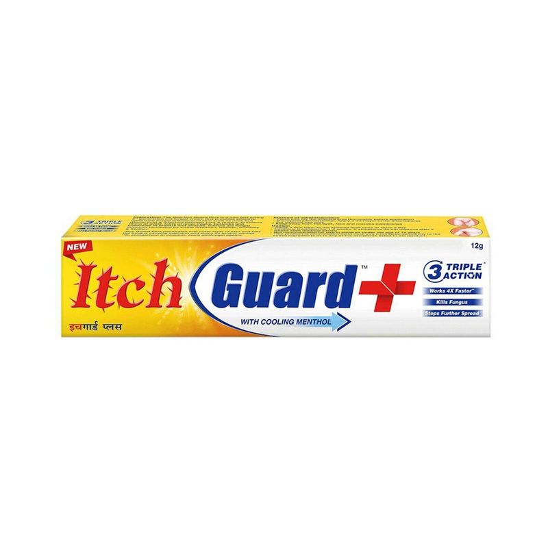 Itch Guard Plus Cream ANTI-FUNGAL JOCK ITCH BETWEEN TOES & FINGERS 20g ...
