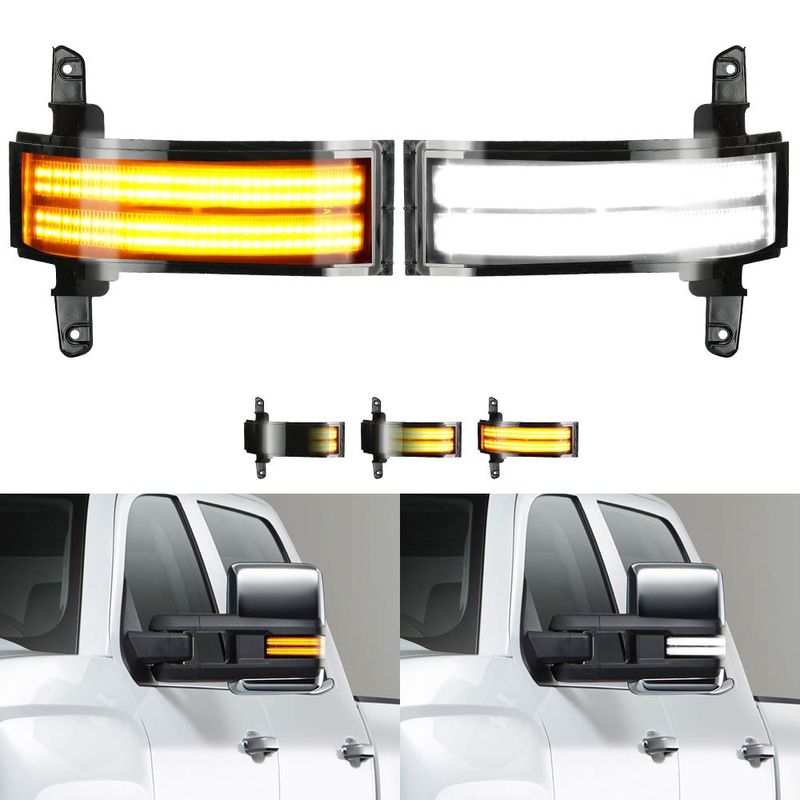 Sequential Turn Signal Lights Switchback Full LED Side Tow Mirror ...