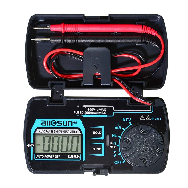 allsun Auto Ranging Pocket Tiny Digital Multimeter, Mini Electrical ...