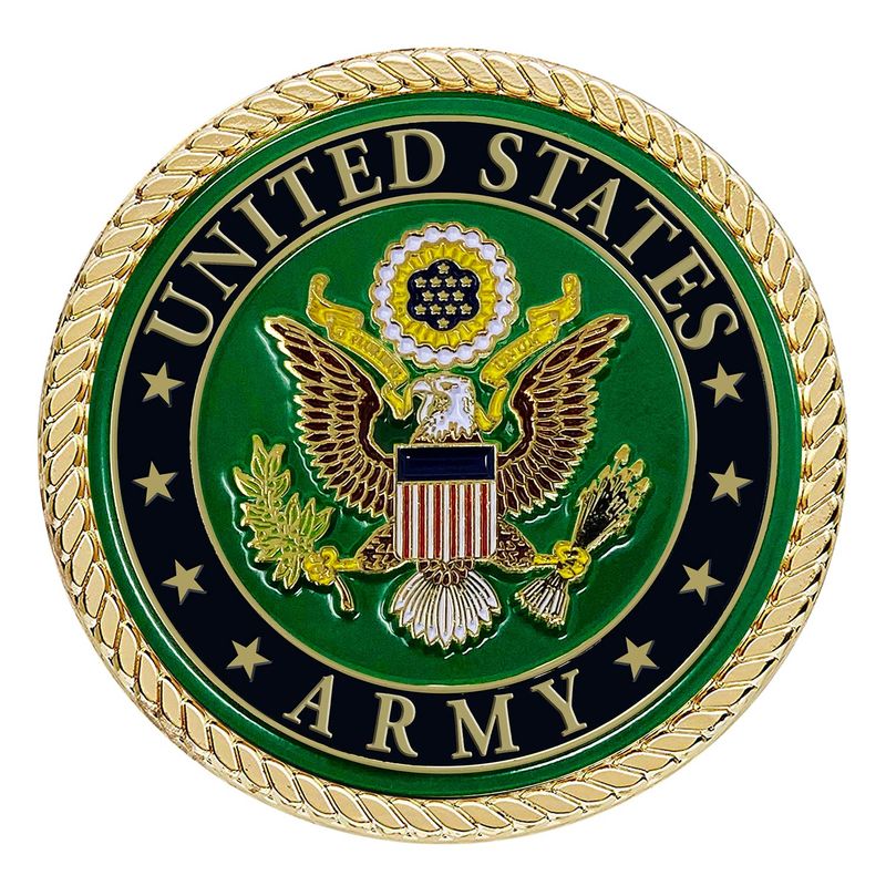 US Army Auto Medallion – 2 Inches Army Metal Logo for Car - US Army ...