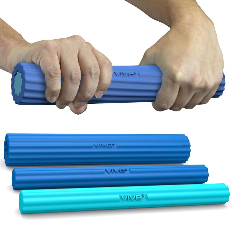 Vive Flex Therapy Bars (3 Pack) - Twist Resistance Hand Grip Strength ...