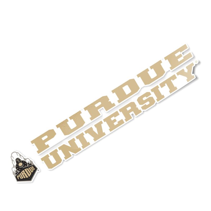 Purdue University Boilermakers Name Logo Vinyl Decal Laptop Water ...