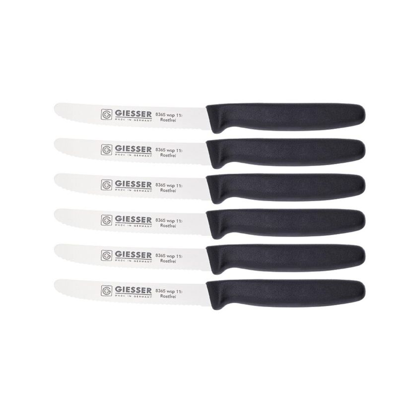 Giesser Messer - Made in Germany - Set of 6 Bread Knives, Tomato Knives ...