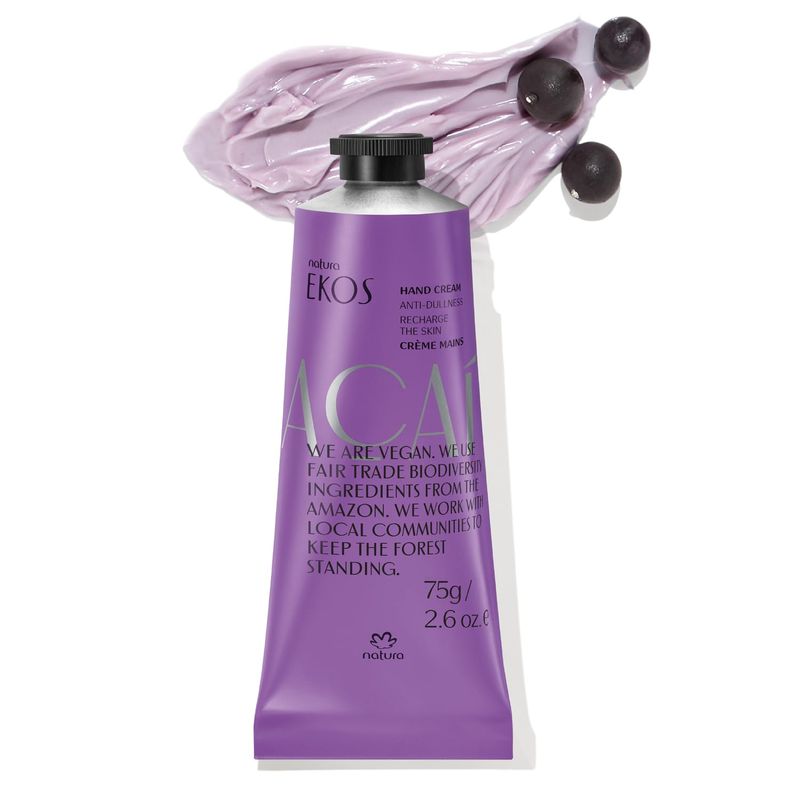 natura - Ekos Açaí Hand Cream - Anti-Dullness Hand Balm - Recharge the ...