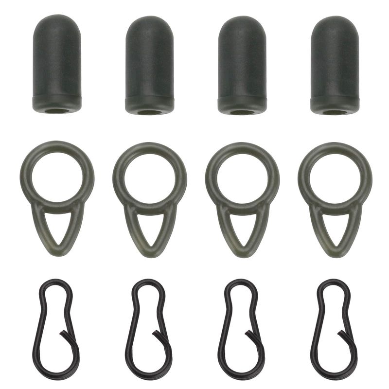 SG Store 16 Sets Micro Rig Swivel Terminal Tackle Standard Run Ring Kit ...