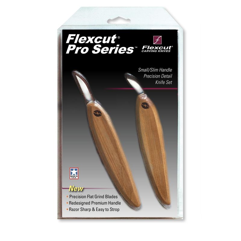 Flexcut Pro Series Wood Carving Tools - USA-Made Slim Knife Set - 1 ...