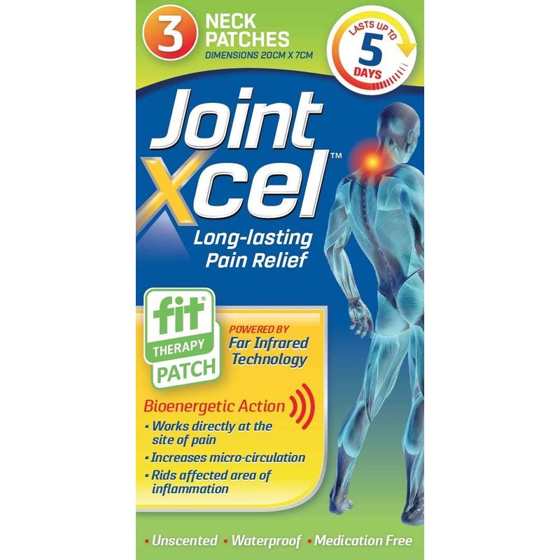 JointXcel - Non-Medicated Heat-Free Neck Pain Relief Patch - 3 Patches ...