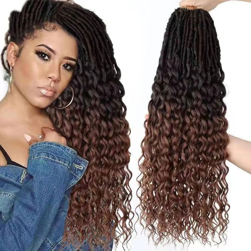 Faux Locs Crochet Hair 24 inch Soft Locs Crochet Hair pre looped 6 ...
