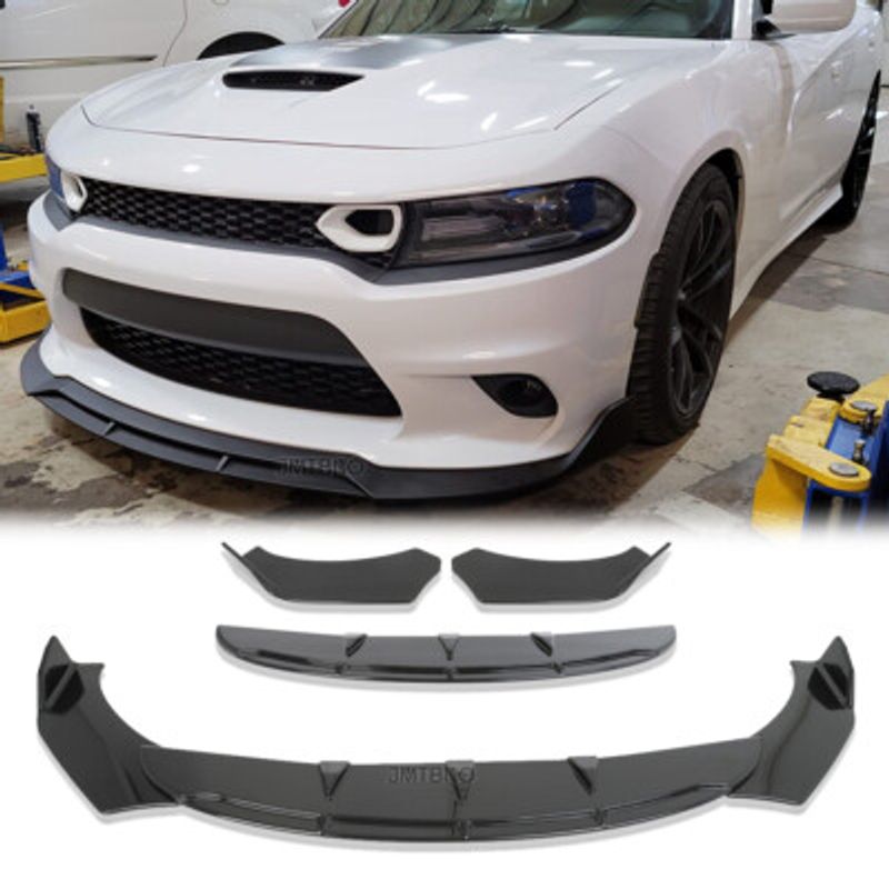 For Dodge Charger XRT SRT R/T Front Bumper Lip Spoiler Splitter Body ...
