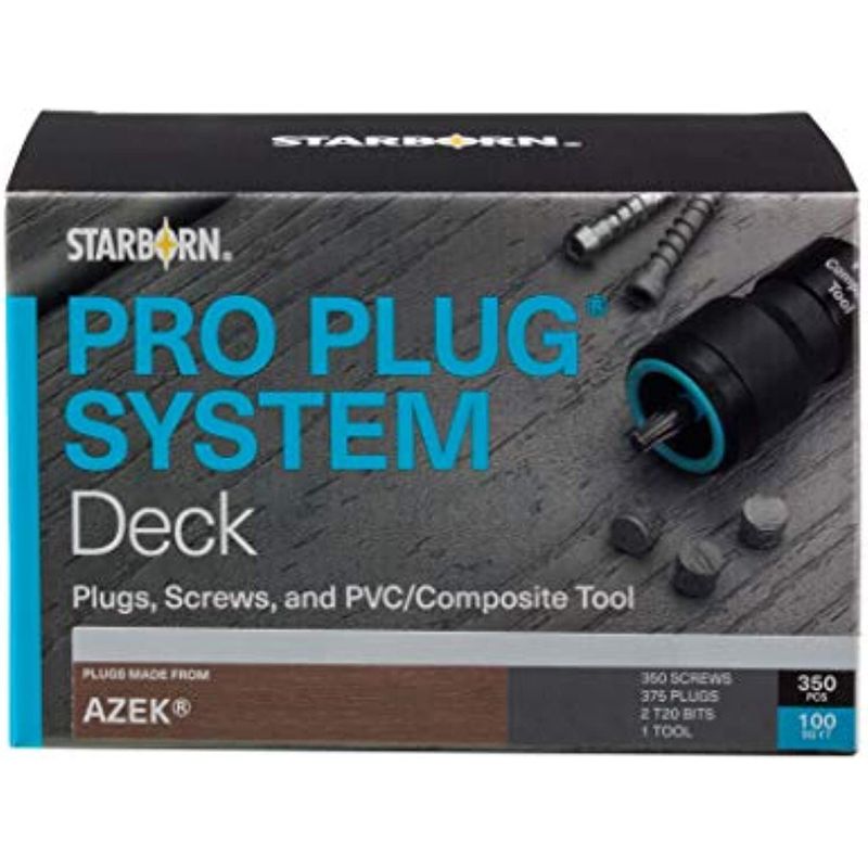 Pro Plug PVC Plugging System for AZEK Slate Gray Decking - Epoxy Steel - 350 pcs - Online ...
