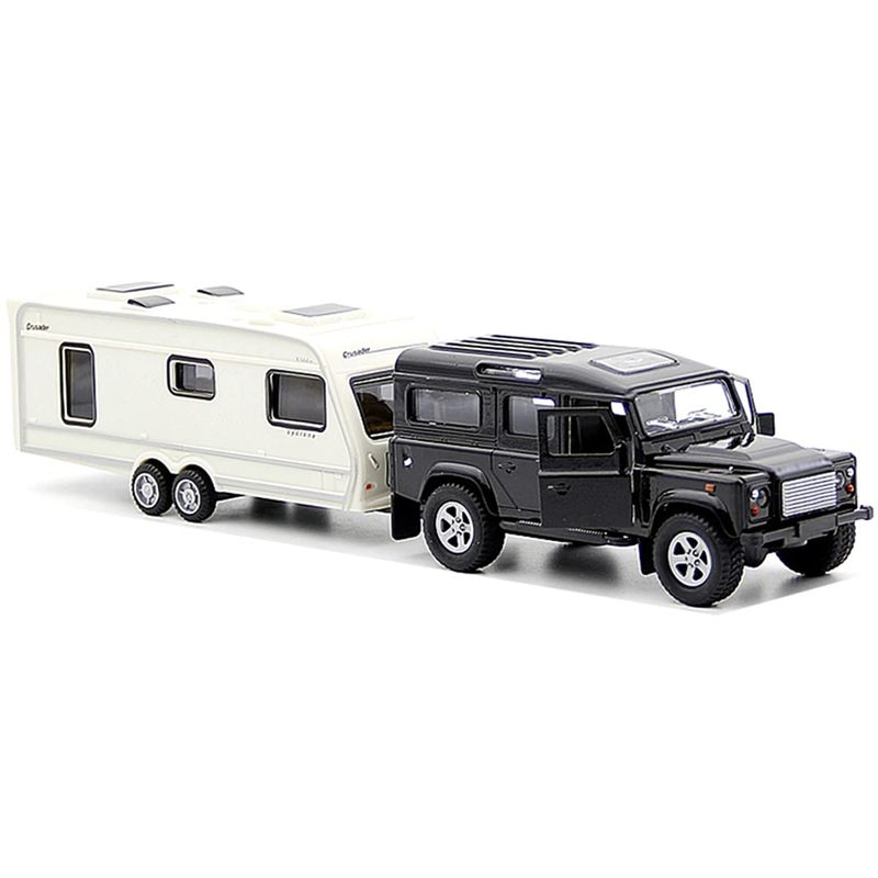 Toy Camper SUV Trailer Towing RV Motorhome Toys for Boys Diecast Truck ...