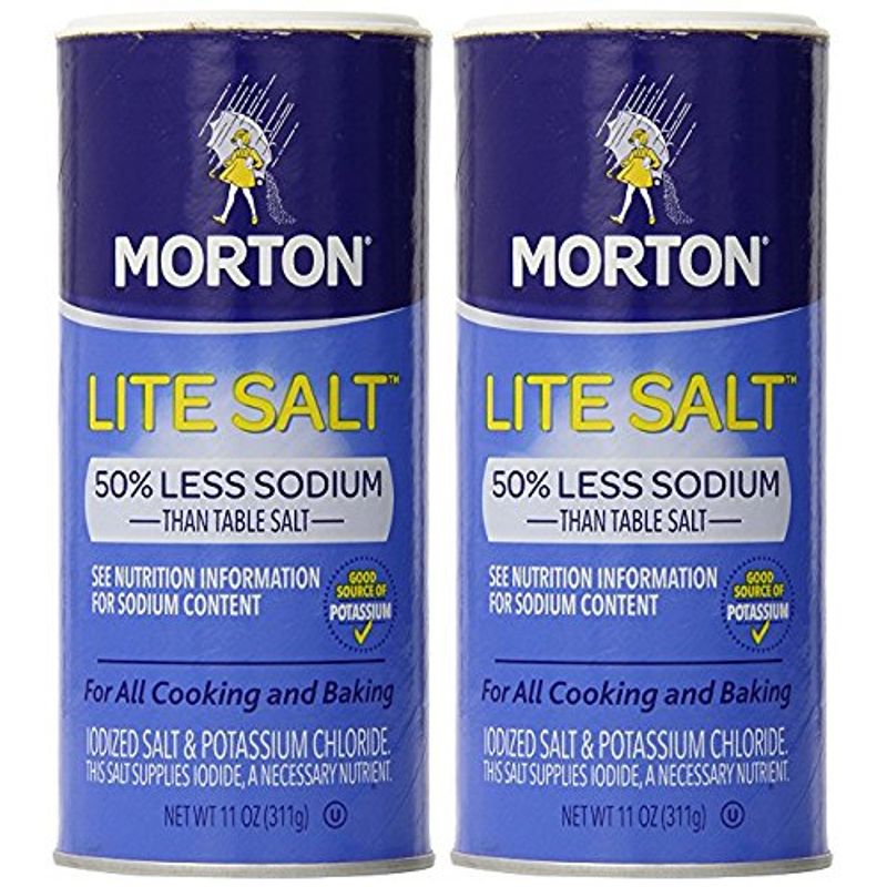 Morton Salt Lite Salt, 11 oz, 2 pk - Online Marketplace - EveryMarket
