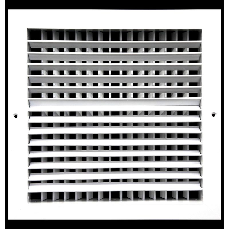 HVAC Premium Aluminum Double Deflection Adjustable Air Supply HVAC ...
