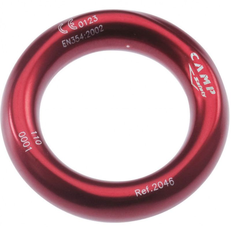 CAMP Aluminum Rappel Ring - 34mm - Red - Online Marketplace - EveryMarket