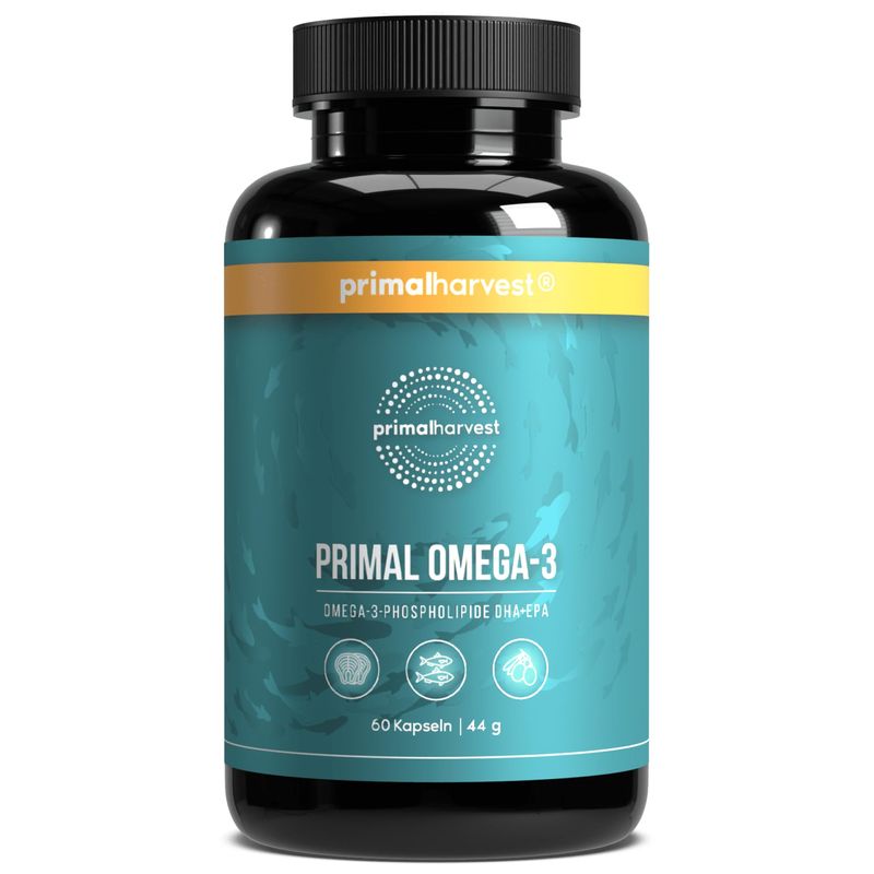 Primal Harvest ® Omega 3 Fish Oil (30 Servings) - 60 Omega 3 Capsules ...