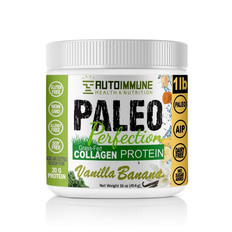 Paleo Perfection Vanilla Banana Grass Fed Beef Collagen Protein Powder ...