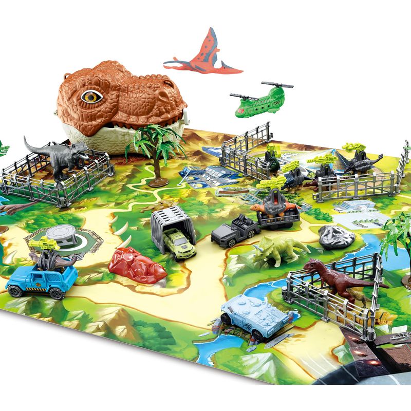 Dinosaur Toys, Military Dinosaurs Toy Figures with Weapons & Fences ...