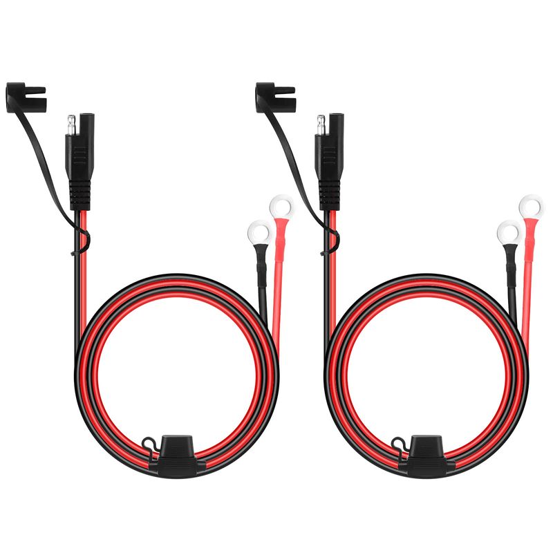 Heilok SAE Battery Connector 2 PCS 2 Pins Quick Disconnect SAE Cable ...