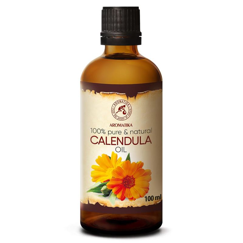 Calendula Oil 100ml - 100% Pure & Natural Calendula Oils - Marigold Oil ...
