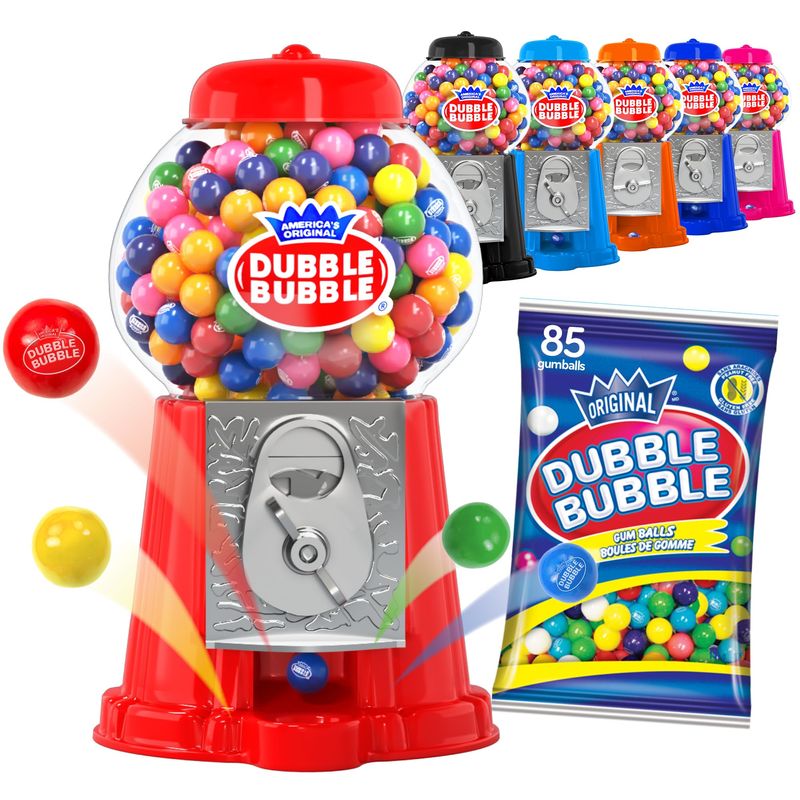 Gumball Machine for Kids 8.5" - Coin Operated Bubble Gum Machine and ...