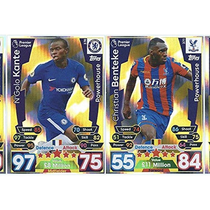 Topps Match Attax 2017/2018 17/18 Full Complete Set Of All 4 Powerhouse ...