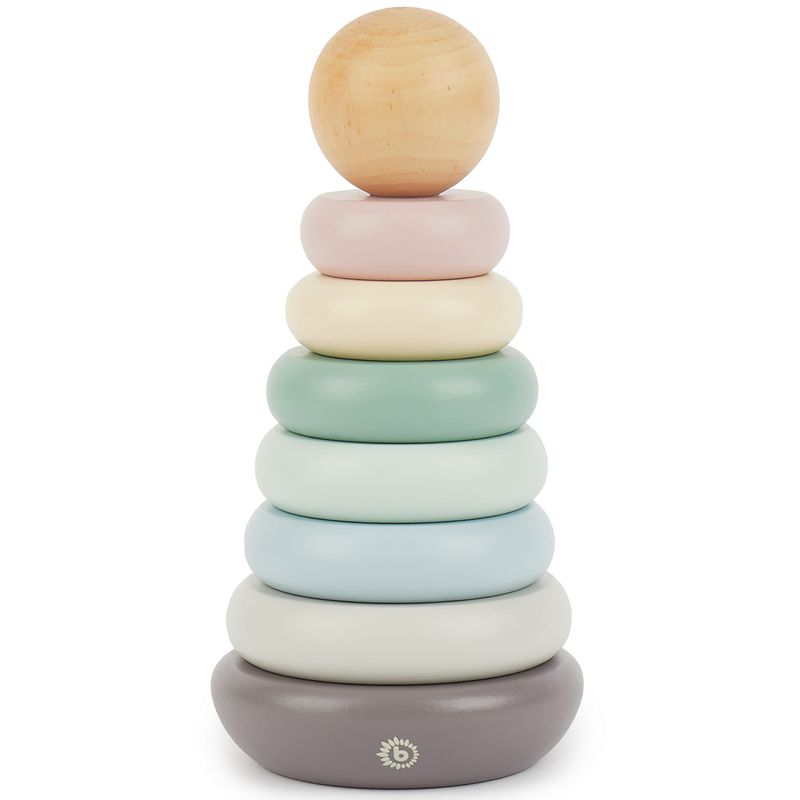 Bieco | baby stacking rings | baby stacking toy | rainbow stacker ...