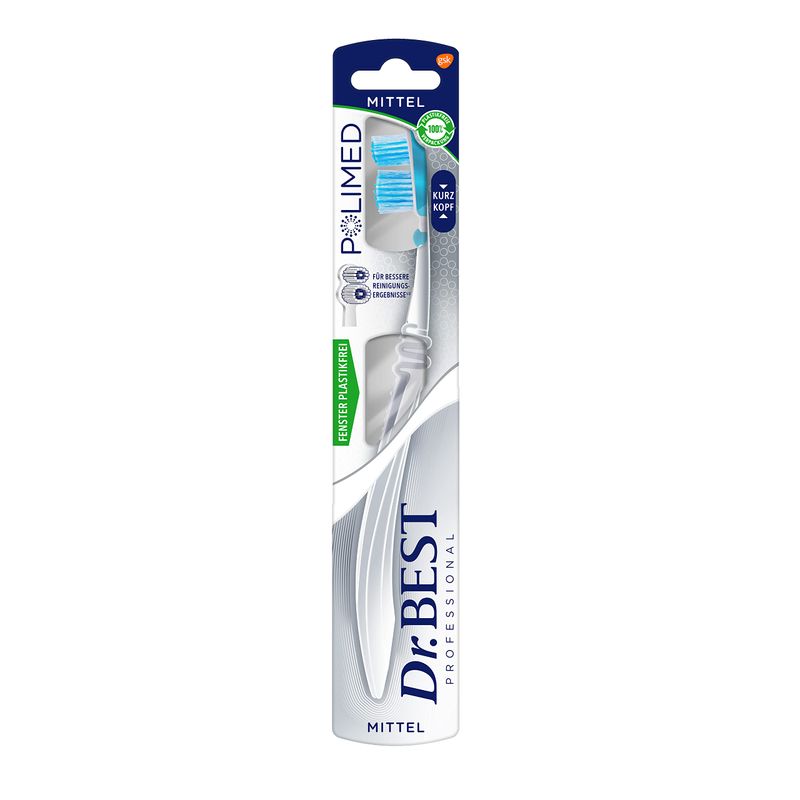 Dr.BEST Polimed Short Head Toothbrush Medium (1 Piece) for up to 63% ...