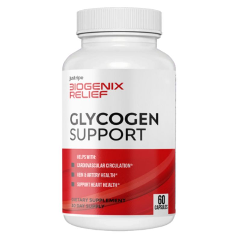 Biogenix Relief Glycogen Support for Optimal Blood Sugar Control - 60 ...