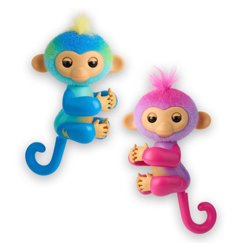 Fingerlings Interactive Baby Monkeys - Pack of 2 - Charli & Leo, 70 ...