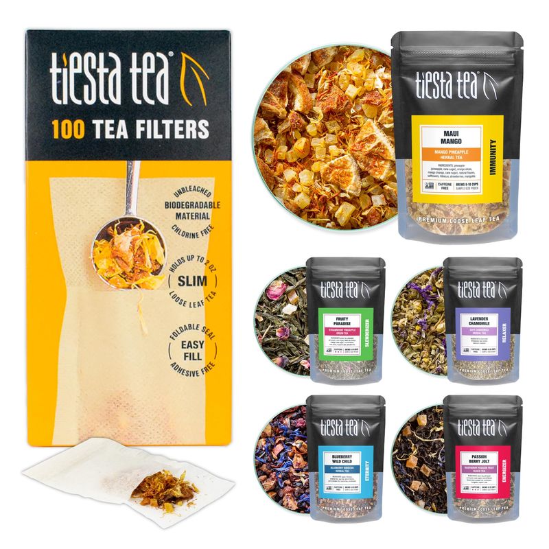 Tiesta Tea - Loose Leaf Starter Kit | Premium Starter Kit Sampler | High to Non Caffeinated ...