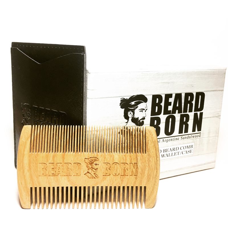 Beard Comb and Men's Grooming Kit - Beards, Mustaches, Facial Hair ...