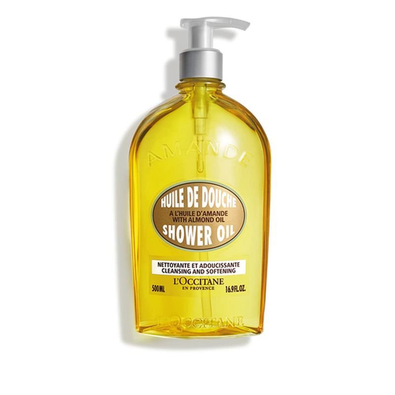 L'Occitane Cleansing & Softening Almond Shower Oil, 16.9 Fl Oz: Oil-to ...