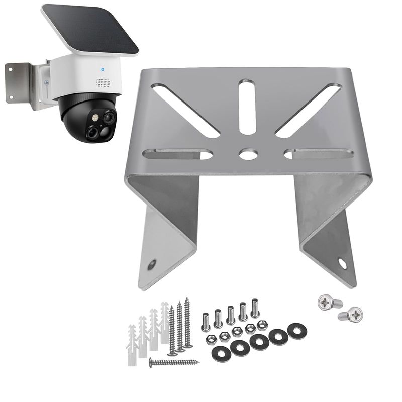 WiTi Exterior Outside Wall Corner Mount Metal Bracket for PTZ Camera Small Size, Stainles Steel ...