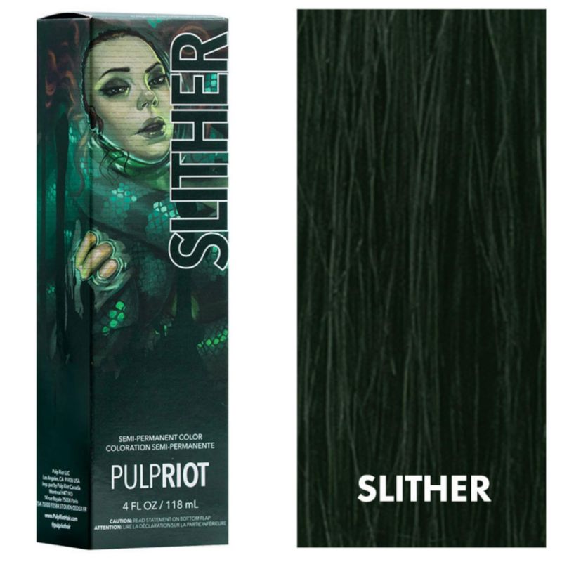 Pulp Riot - Slither Semi-Permanent Color Green, 4 Fl Oz (Pack of 1 ...