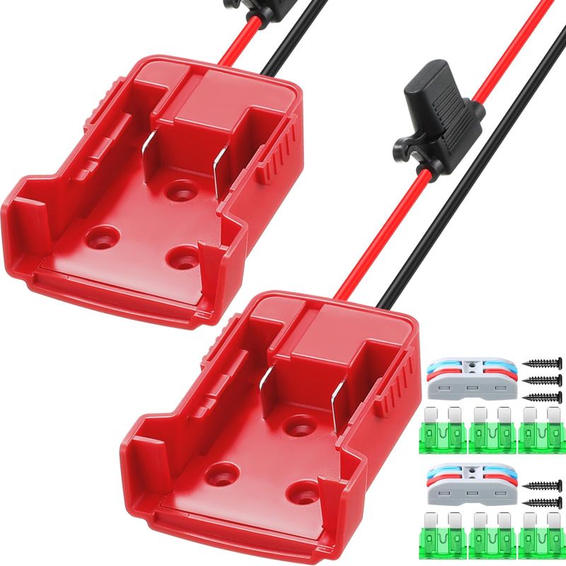 Pickmesh 2 Packs Wheels Adapter Compatible with Milwaukee/M18 18v ...