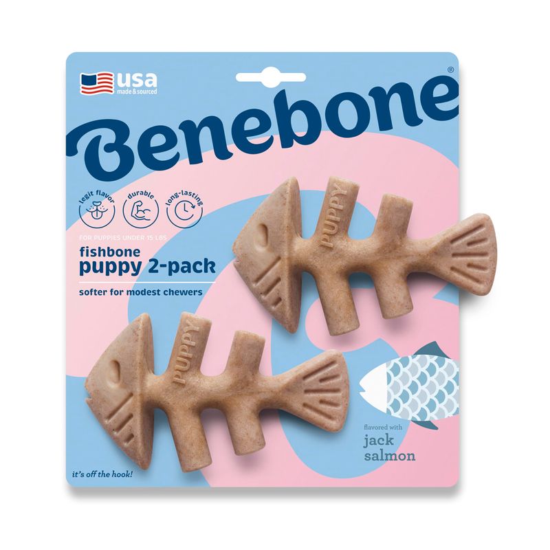 Benebone - Fishbone Puppy 2-Pack Mini 12 cm - (81005421033) - Online ...