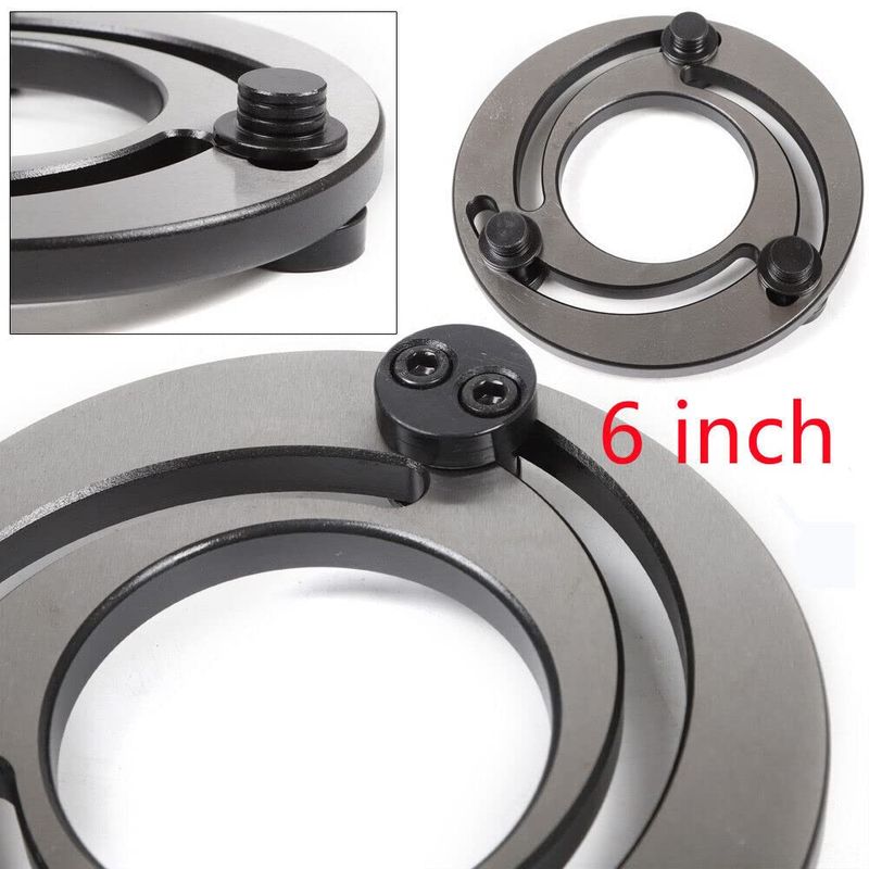 RustyVioum 6 in Hydraulic Chuck, Adjustable Jaw Boring Ring Heat ...