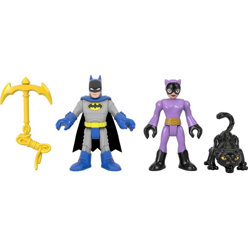 Fisher-Price Imaginext DC Super Friends Batman & Catwoman Figure Set ...