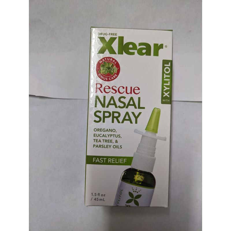 2 PACK Xlear Nasal Spray Sinus Treatment with Xylitol - 1.5 fluid oz ...