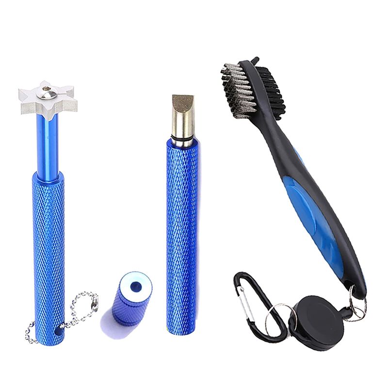 VIPMOON Golf Cleaning Iron Brush Golf Club Brush Groove Sharpener Golf ...