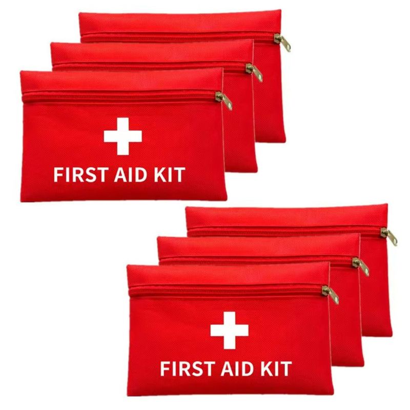 BOBOZHONG Small First aid kit,6 Pack Mini Survival kit Travel Empty ...