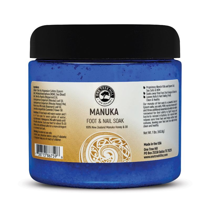 One Tree Hill Manuka Foot & Nail Soak | Manuka Honey & Essential Oil Blend | 1 lb - Online ...