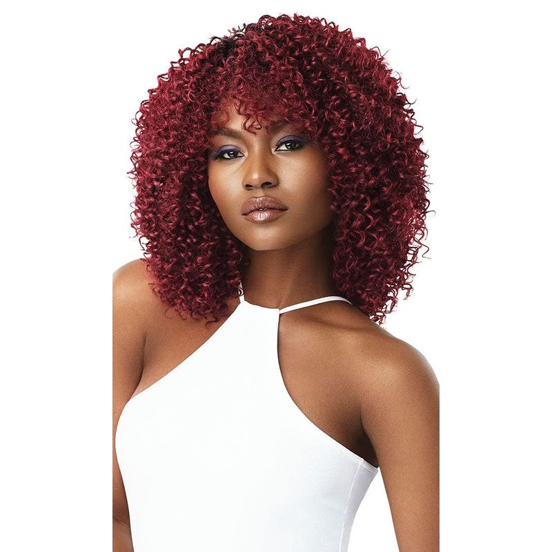 Outre Human Hair Blend Purple Pack 3PCS JERRY CURL LONG (DR2730 ...