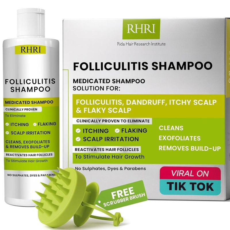 Folliculitis Shampoo | Antifungal Shampoo for Seborrheic Dermatitis ...