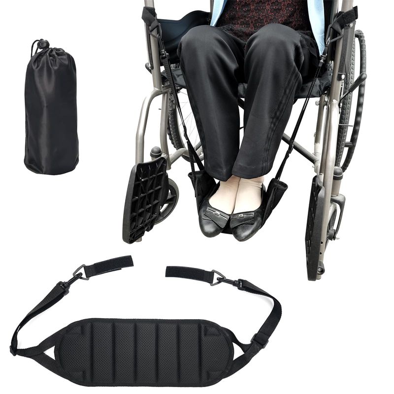 Wheelchair Footrest Hammock, Adjustable Hanging Foot Sling for Foot ...