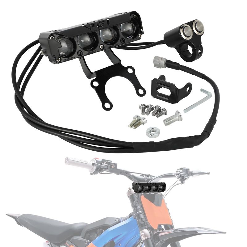 IUVWISN Headlight LED Light Bar for Surron,Headlamp with On/Off Switch ...
