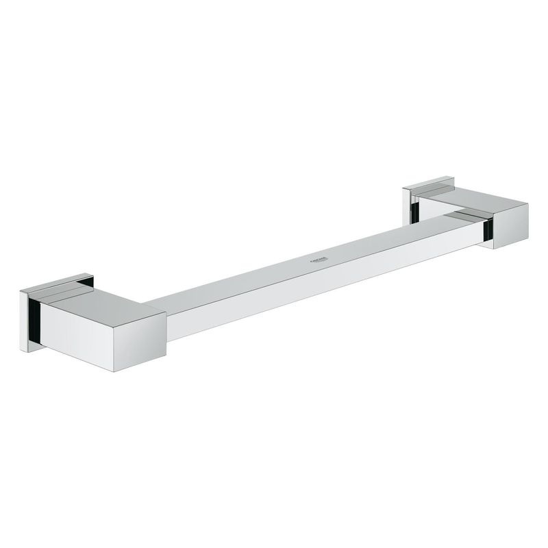 Grohe 40514001 Essentials Cube 12 In. Grab Bar, Starlight Chrome ...